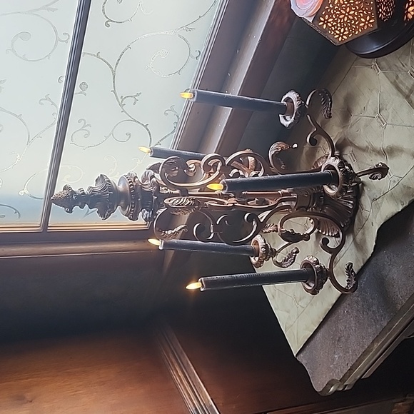 antique candle chandelier | Accents | Antique Candelabra From Very Old ...